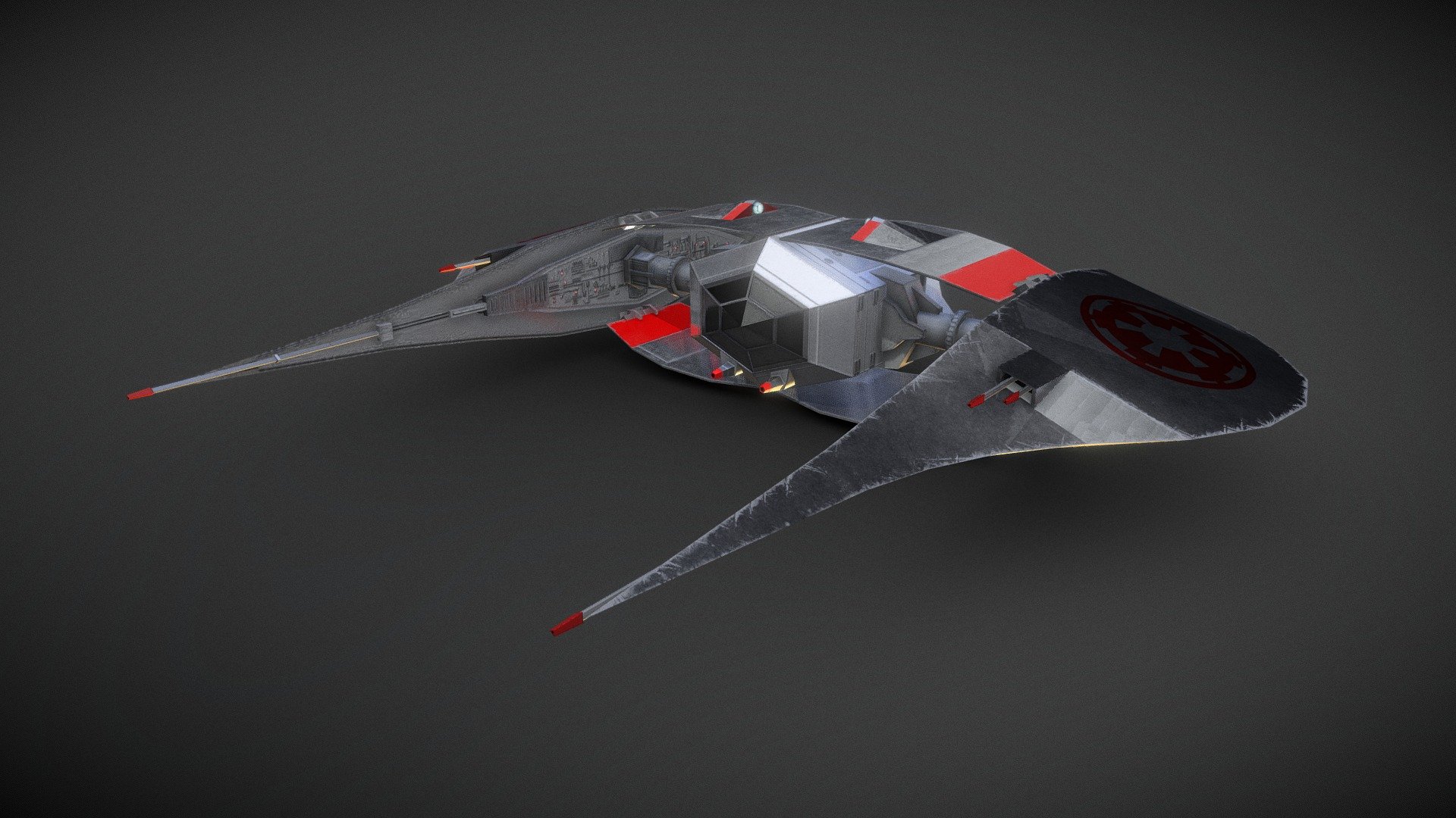 Tie-X - Download Free 3D model by Baardus [0118607] - Sketchfab