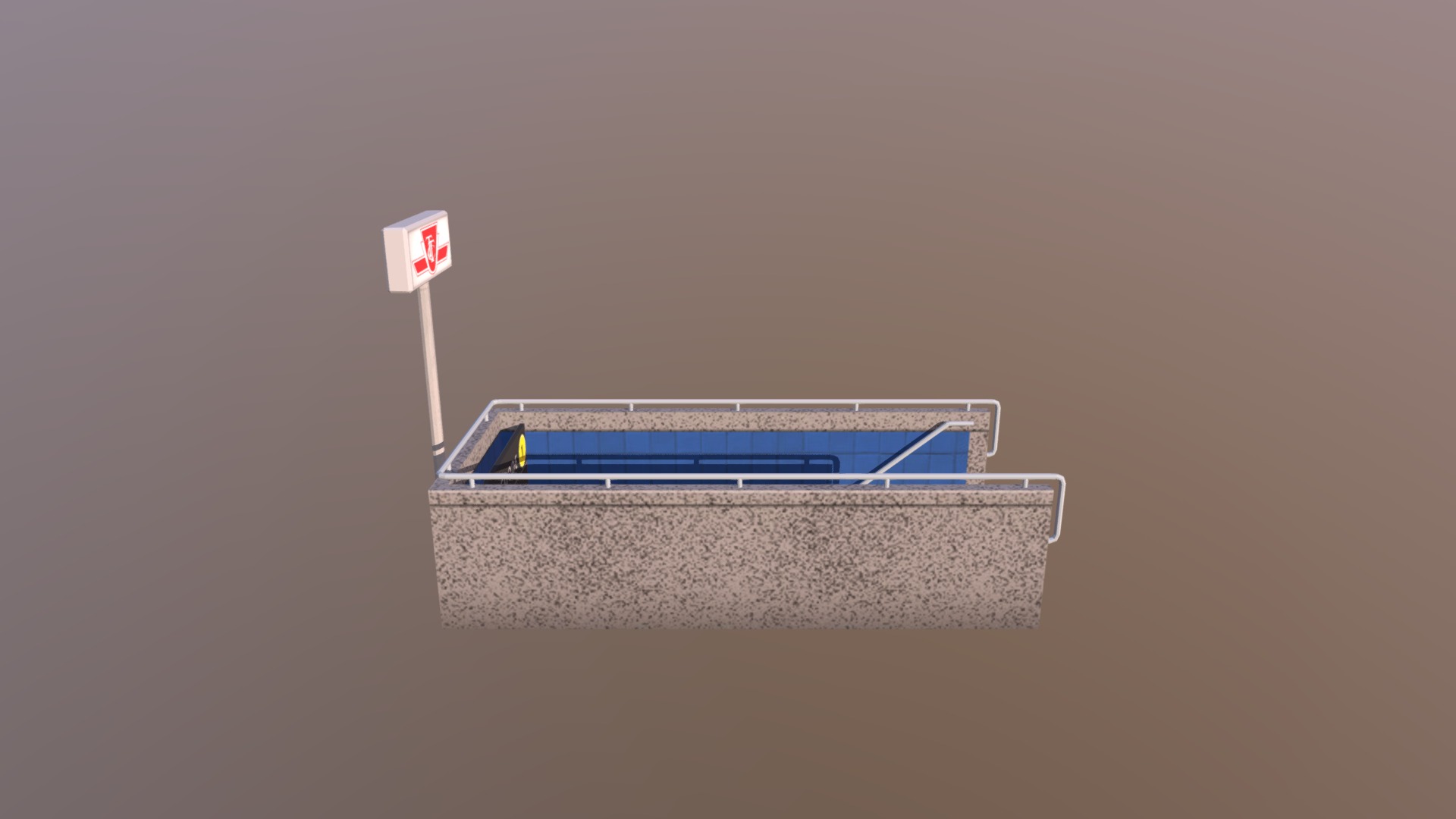 TTC Subway Entrance - 3D model by EthanASC [01191b3] - Sketchfab