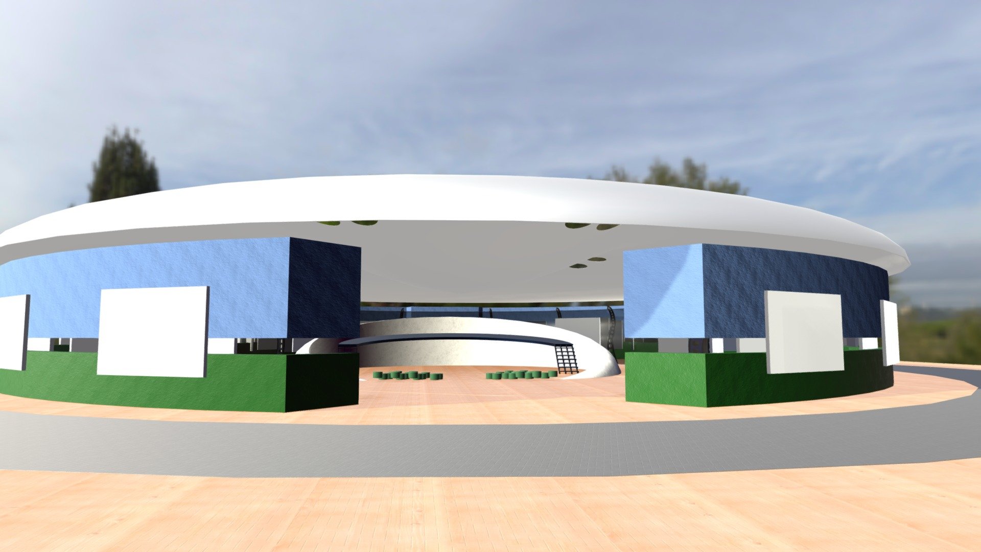 Arena02(Baked)MultiObjects(Sketchfab) - 3D model by Virtual Teic (@dyb ...