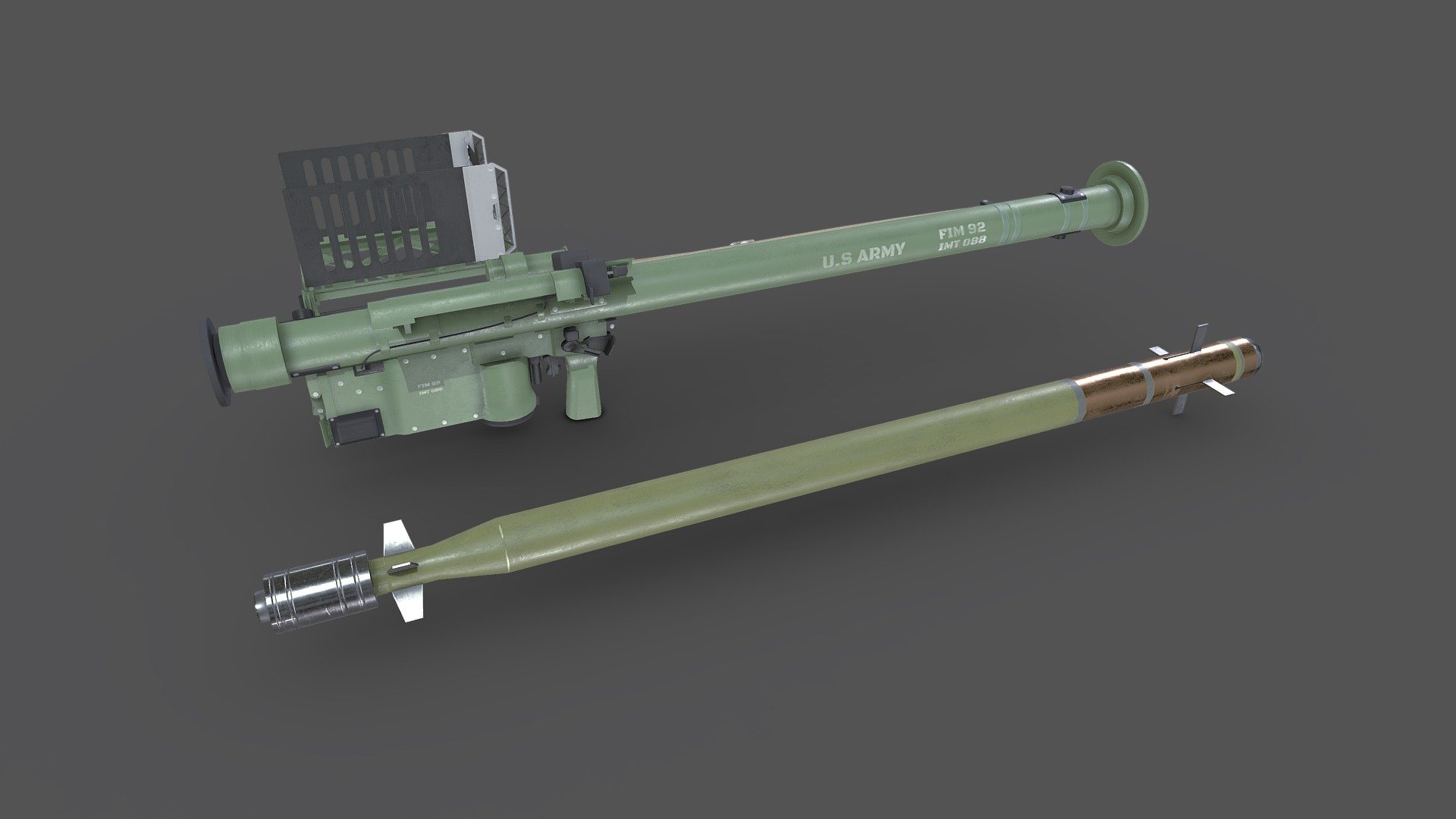 FIM-92 Stinger - Buy Royalty Free 3D model by MaX3Dd [011c4e6 ...