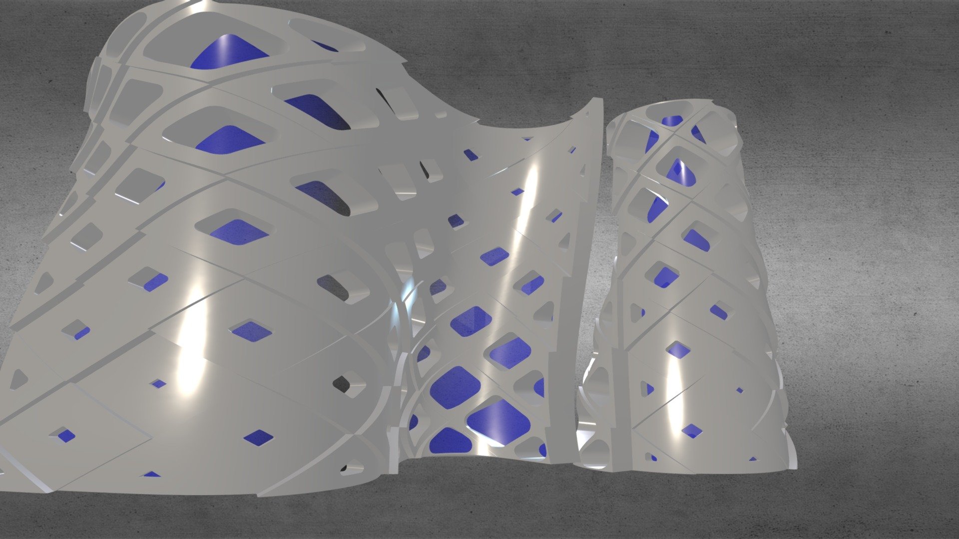 Pattern - Diamond - Panel frame - 3D model by Parametric House ...