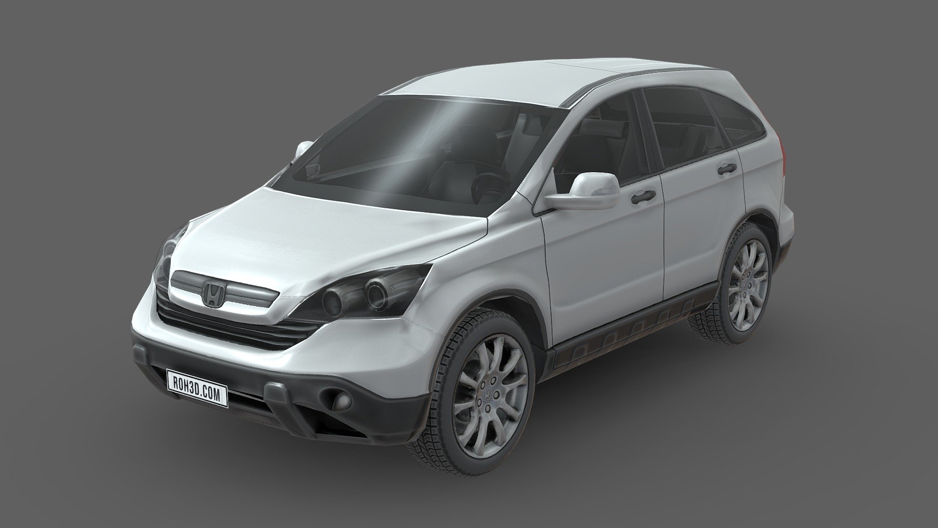 Low Poly Car - Honda CR-V 2010 - 3D model by ROH3D [0125574] - Sketchfab