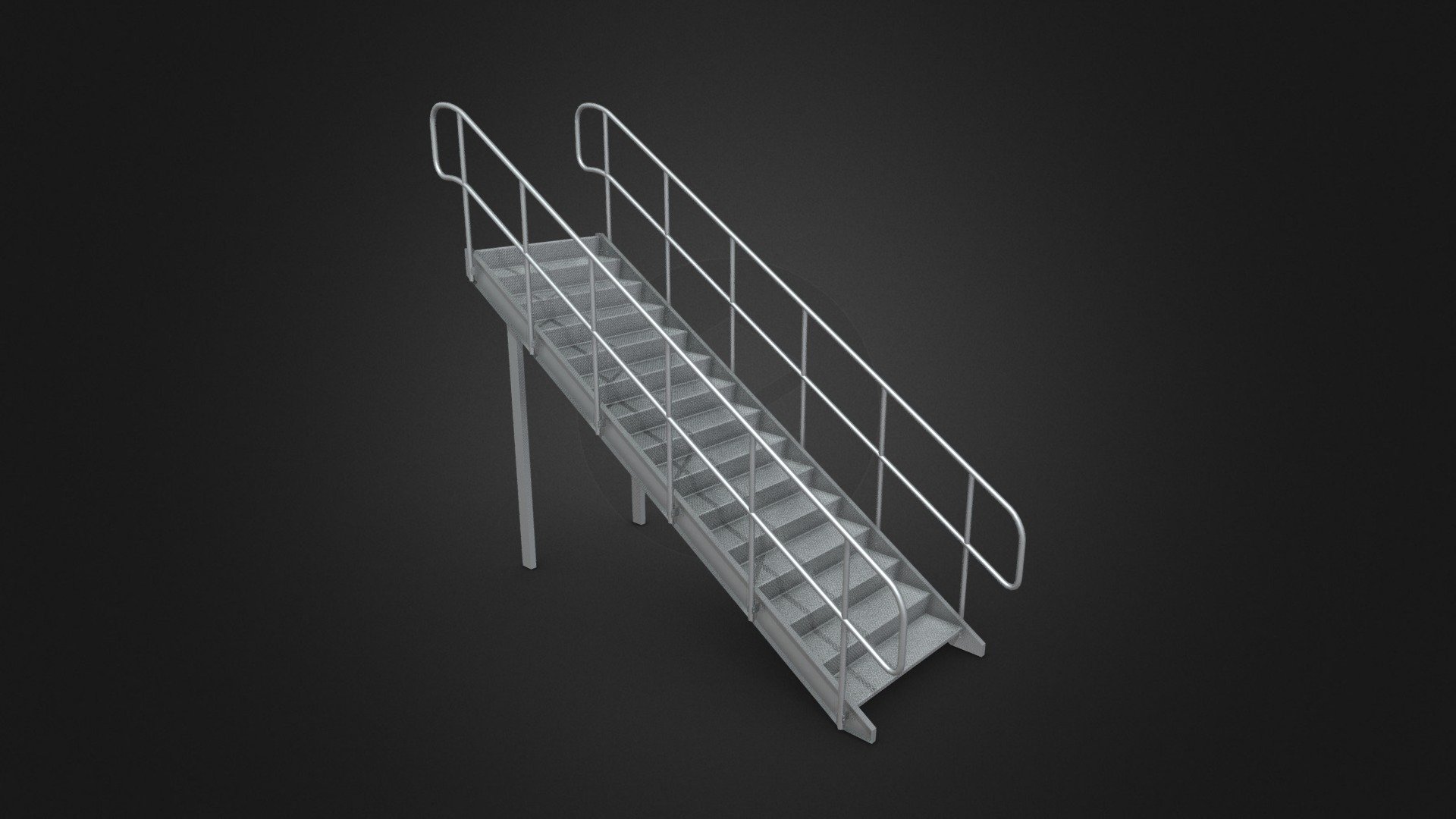 Metal Stairs - Buy Royalty Free 3D model by Martin Ibbett (@unyxium ...
