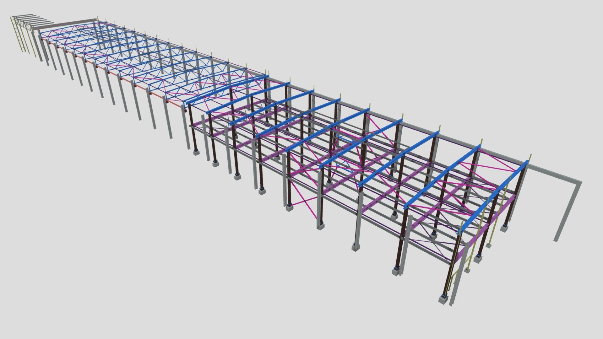 Canopy between buildings - Download Free 3D model by iliayurchenkov ...