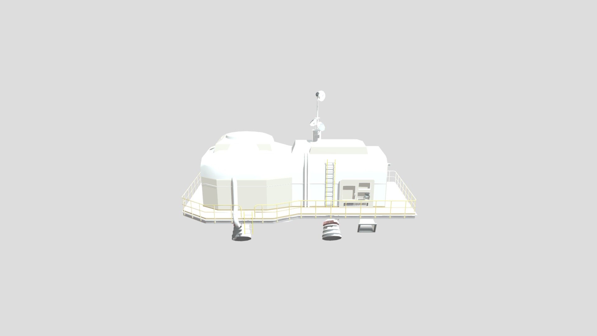 Lethal Company Ship Model (game rip) - Download Free 3D model by zz20 ...