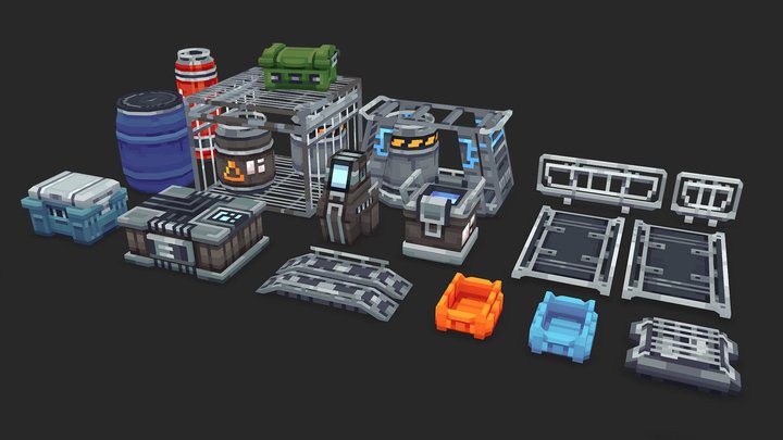 Blockbench 3D models - Sketchfab