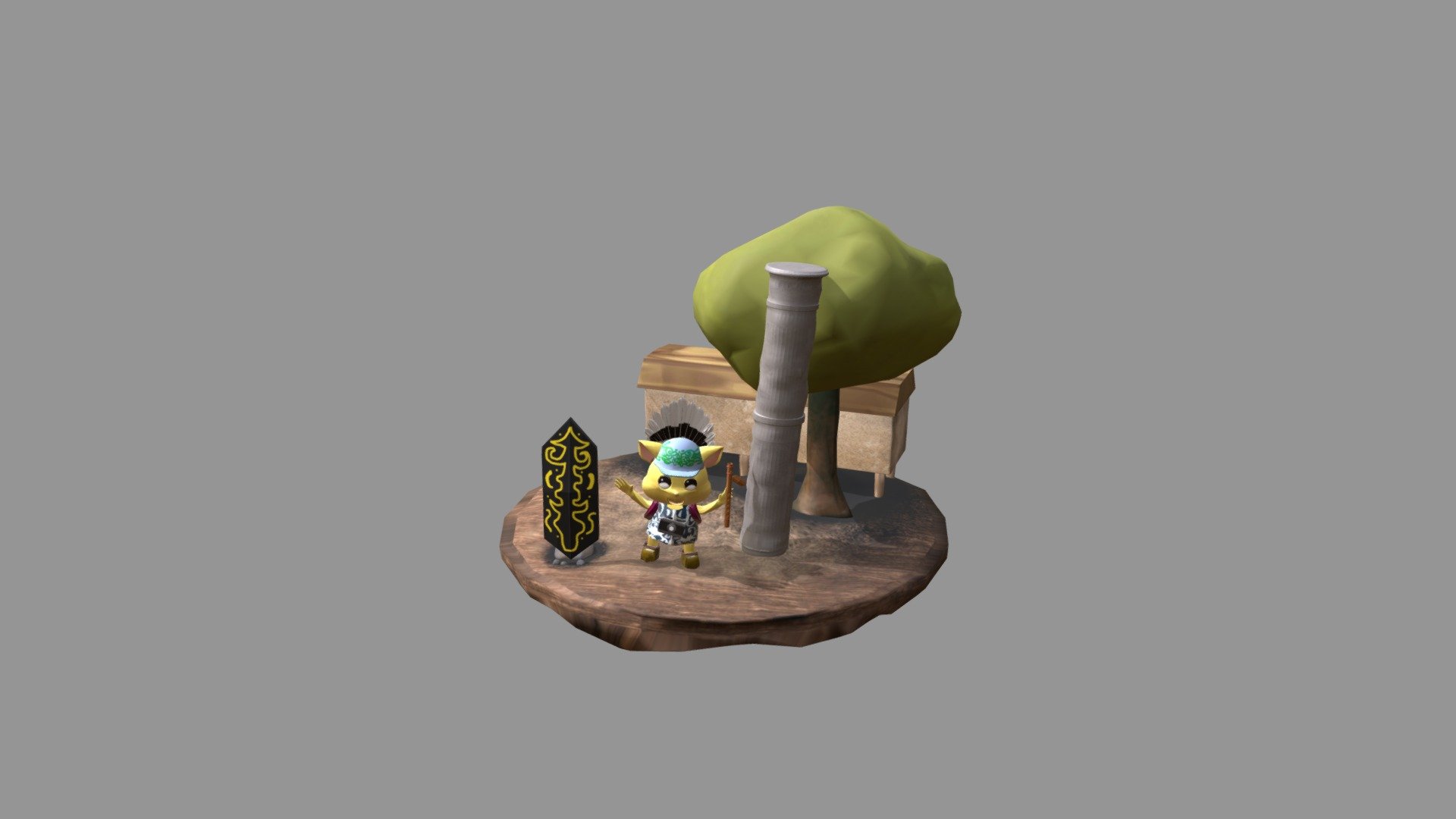 Pip The Flying Squirrel - 3D model by Evian (@vianjy) [012dd24] - Sketchfab