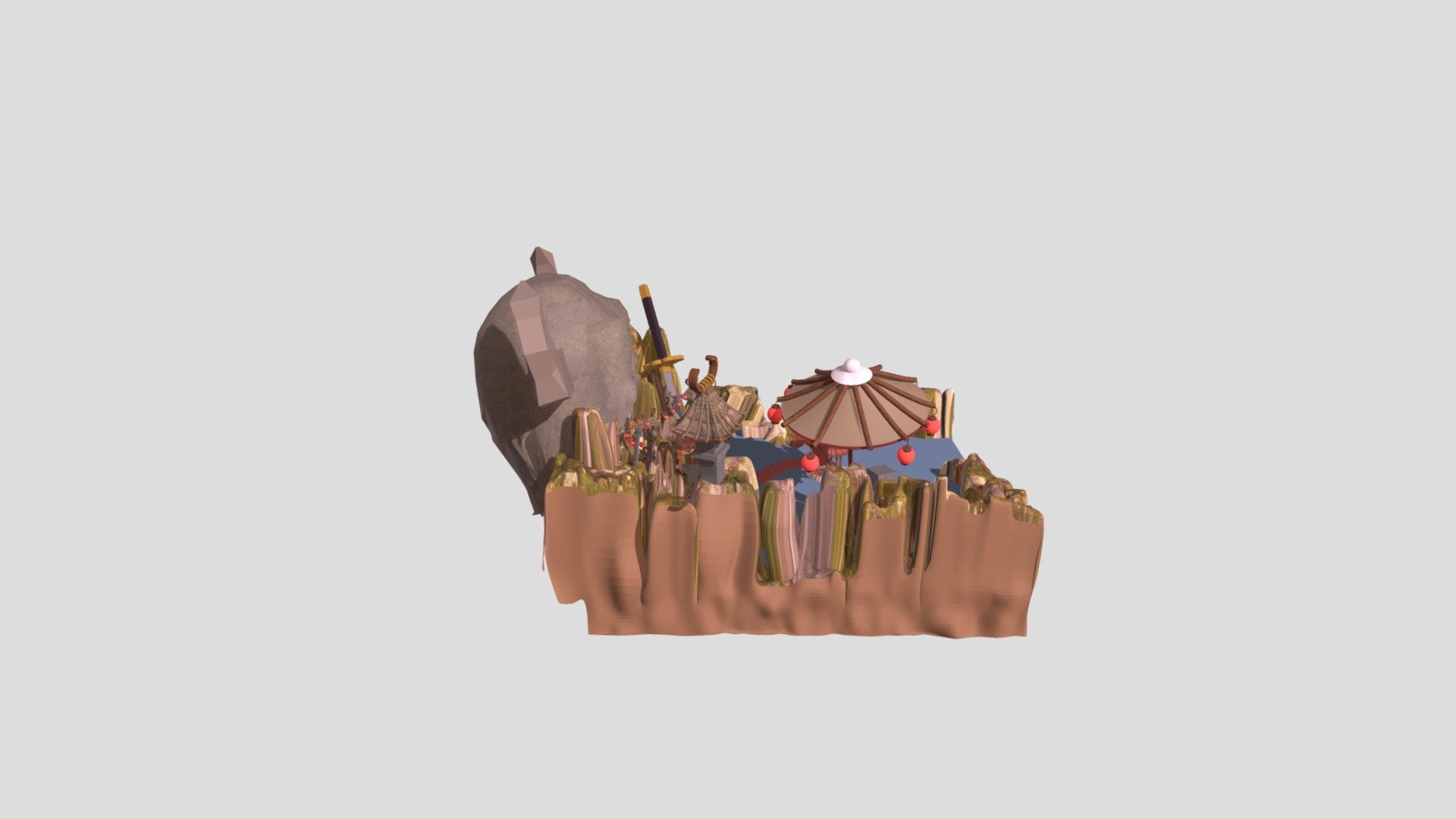 Onigashima - 3D model by vale.lopez.sagredo [012e017] - Sketchfab