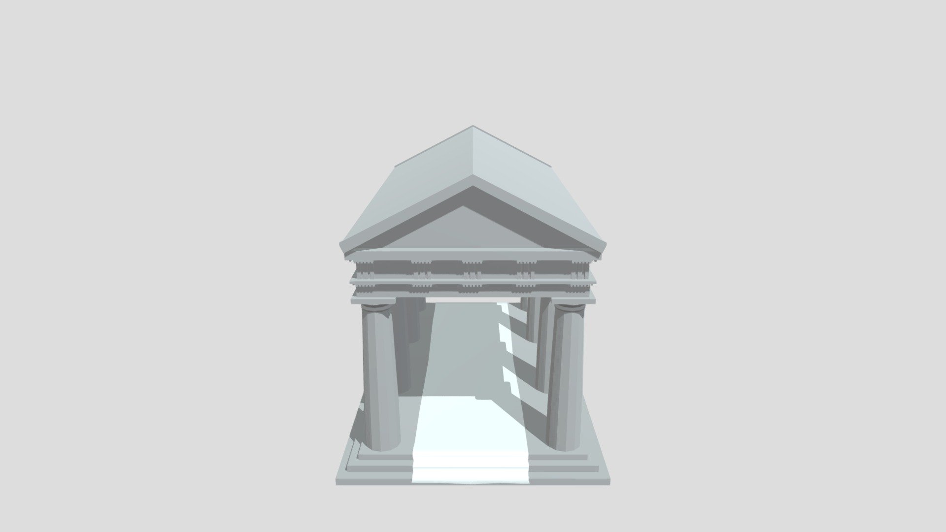 Doric Building - Download Free 3D model by nuzly [012e0a8] - Sketchfab