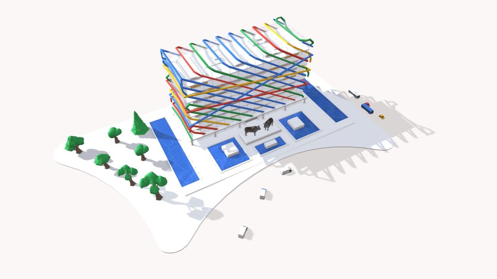 Google Style - A 3D model collection by Andres Bonomi (@andresbonomi ...