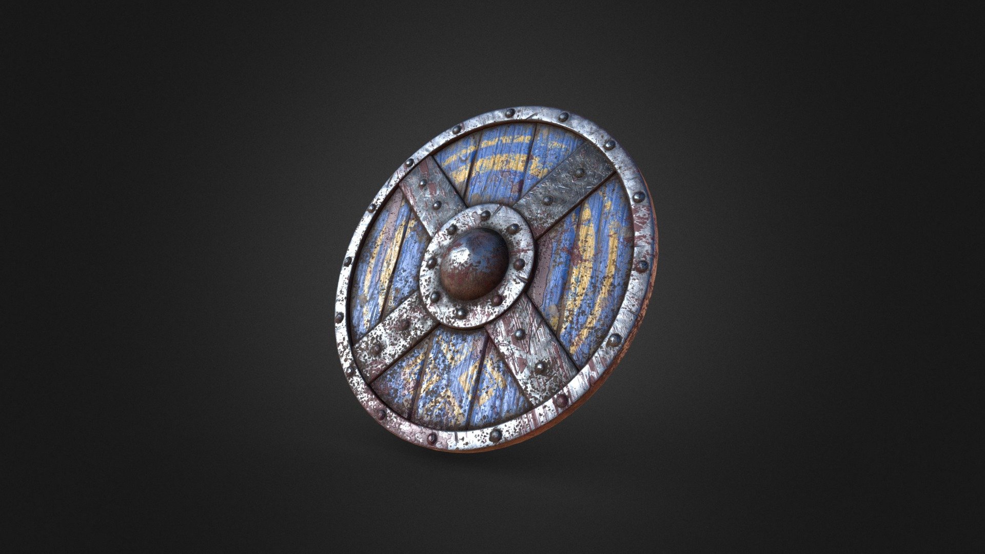 Viking shield - Download Free 3D model by Spartwoo_3D_ARTIST [012efcc ...