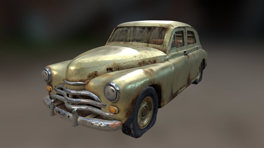 Gaz M20 V2 - 3D model by fuid [0130440] - Sketchfab