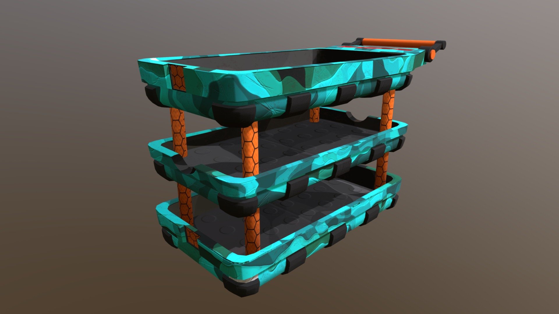 Work Cart Variant 3 - 3D model by brayanminkov [013097a] - Sketchfab