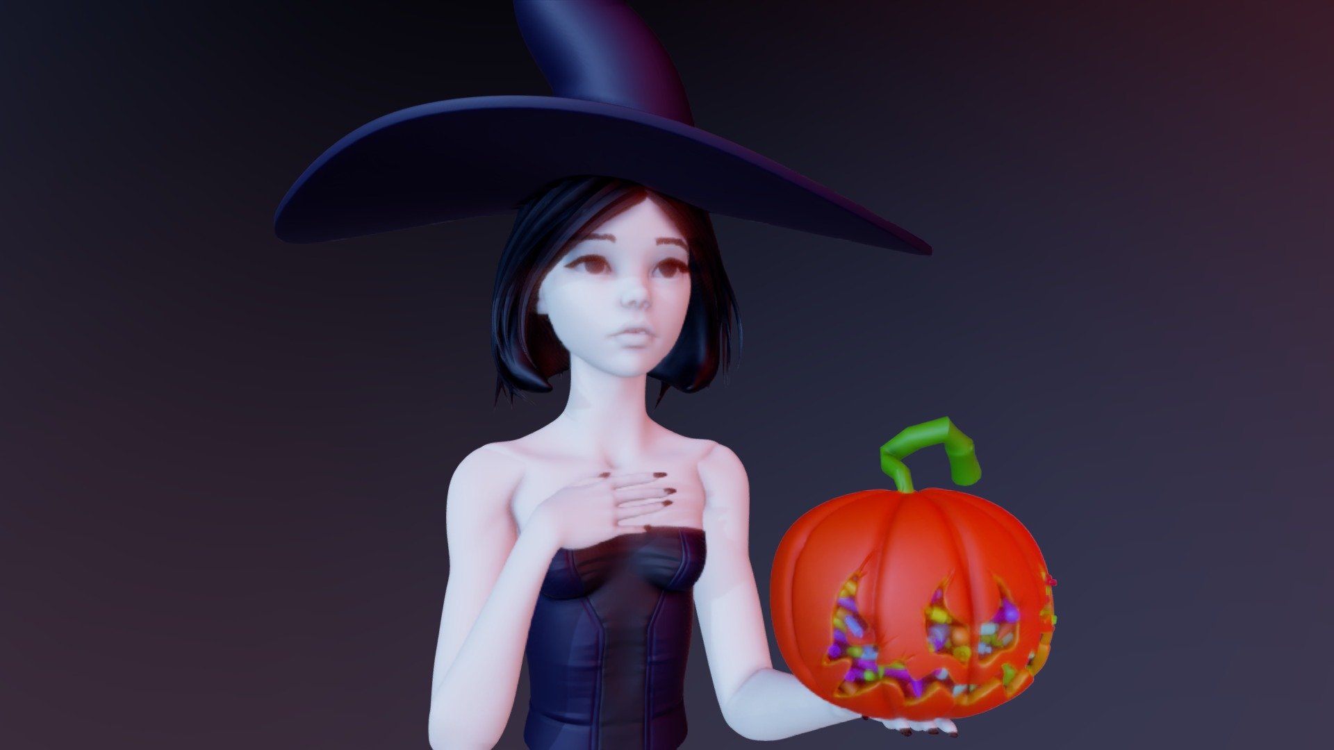 HAPPY HALLOWEEN!! - Download Free 3D model by Rodesqa [0131afd] - Sketchfab