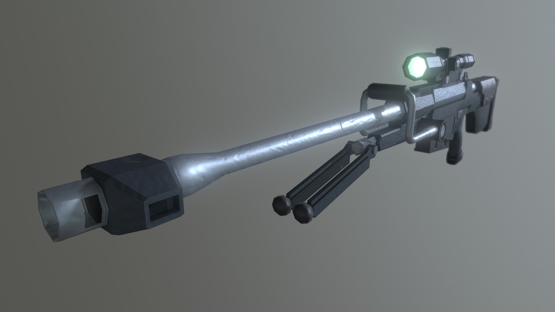 Sniper Rifle - 3D model by CocoArteVideojuegos17 [0132bd6] - Sketchfab