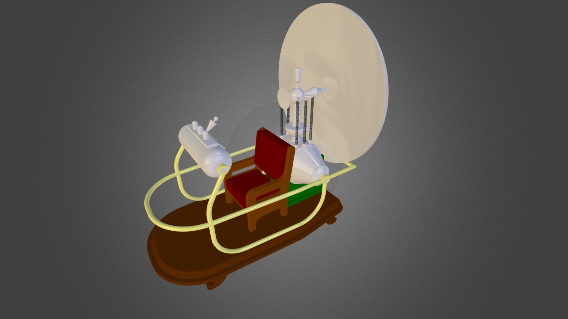 Wehikuł / Time Machine - 3D model by SOLIDEXPERT [0132f9e] - Sketchfab