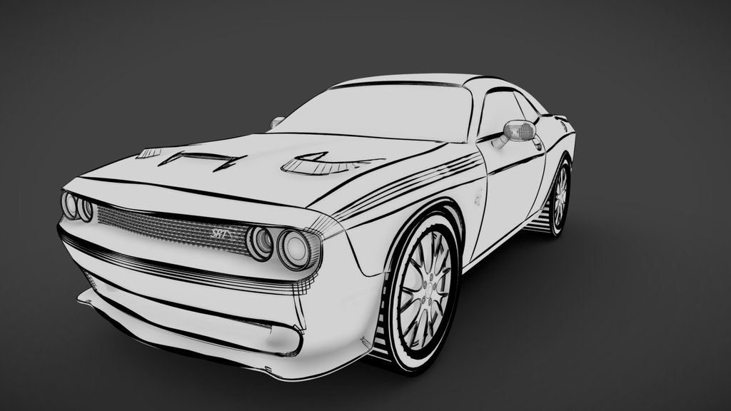 line art and inks - A 3D model collection by Antoine Patel (@apatel ...