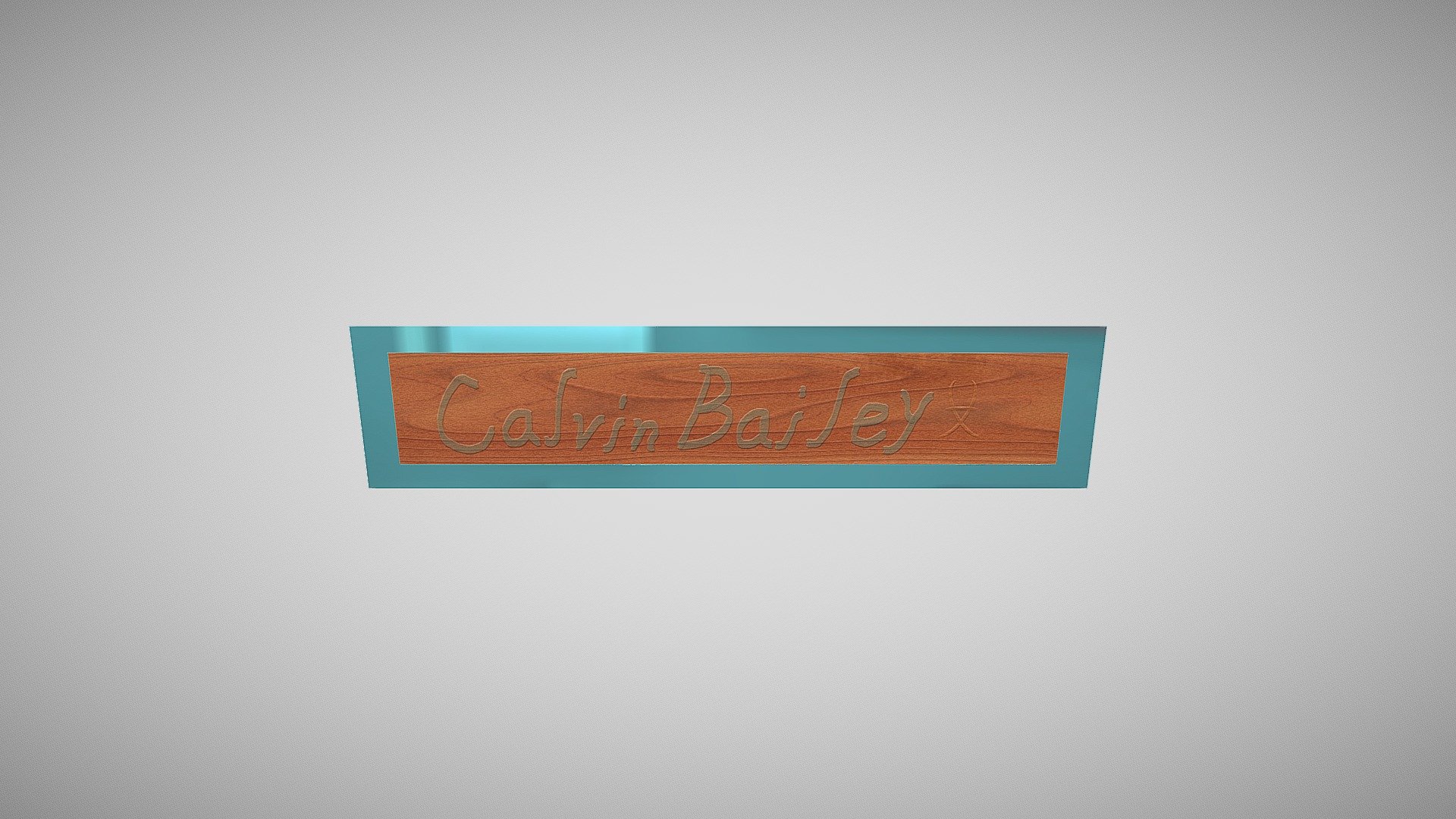 NamePlate - 3D model by HoboTheTiger [01349f3] - Sketchfab