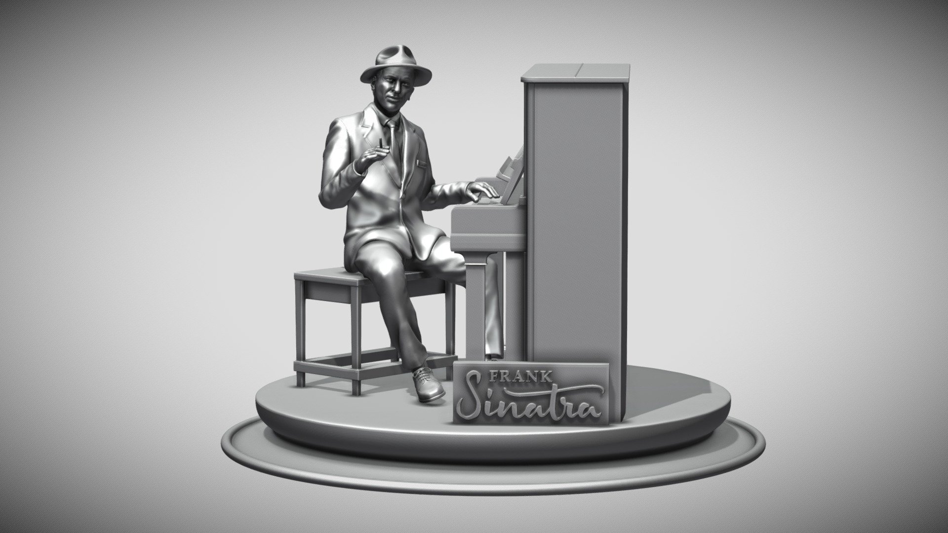 frank sinatra - 3d printing - Buy Royalty Free 3D model by ronnie_yonk ...