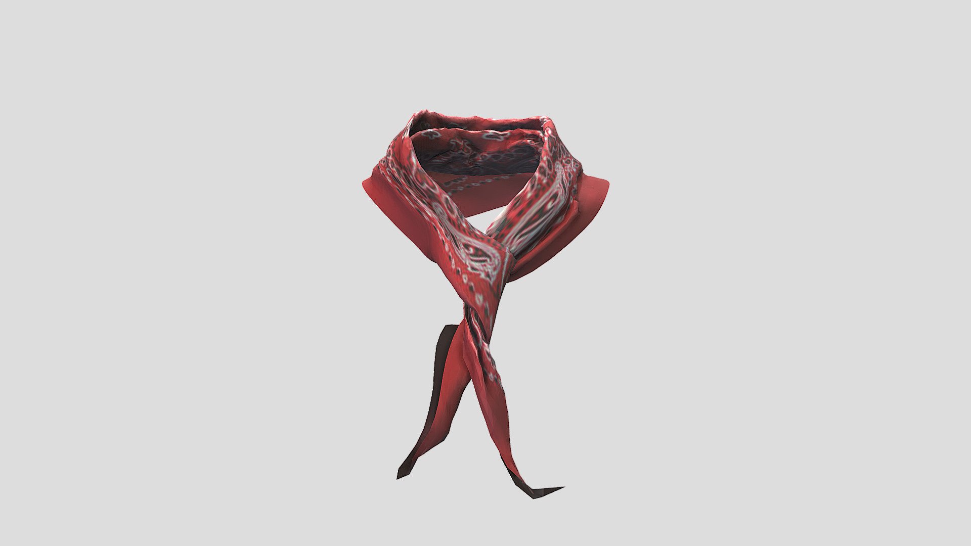 Wrap Around Neck Scarf - Buy Royalty Free 3D model by 3dia [01377c9 ...