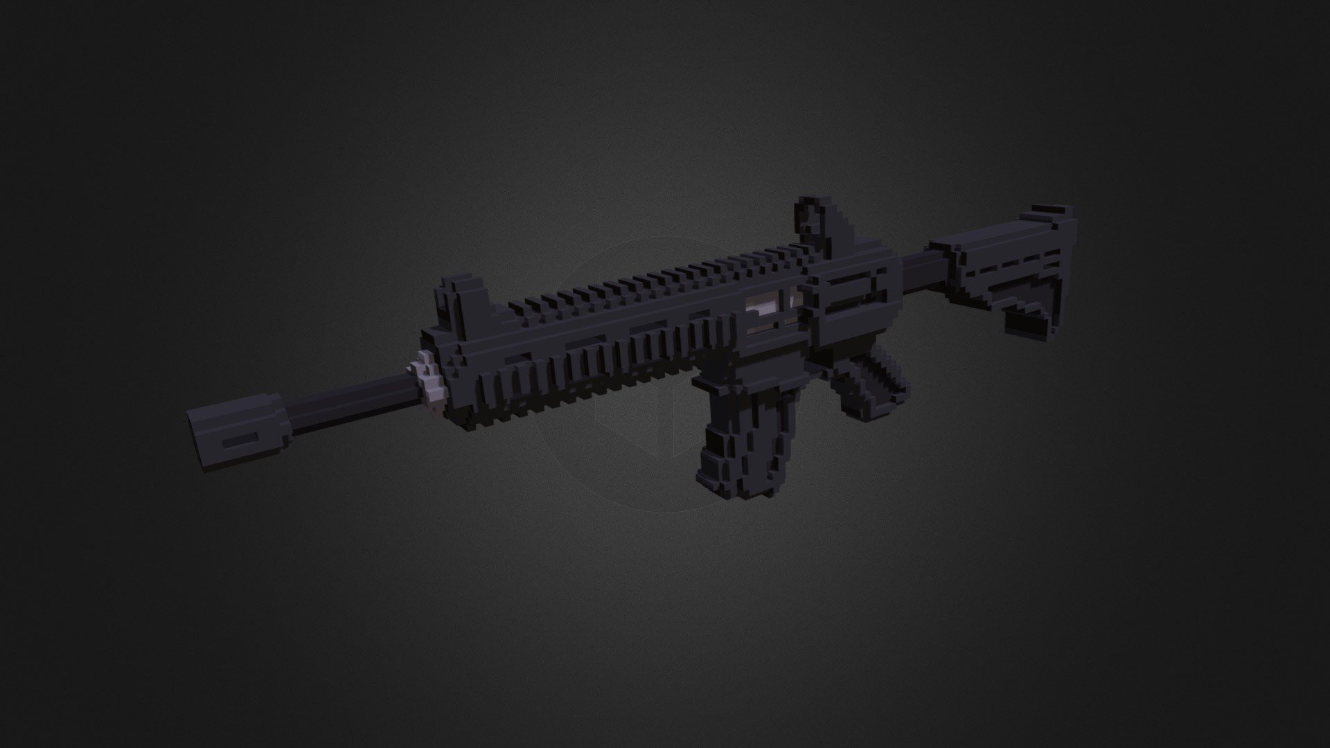HK416 - 3D model by ployiing [0137ce7] - Sketchfab