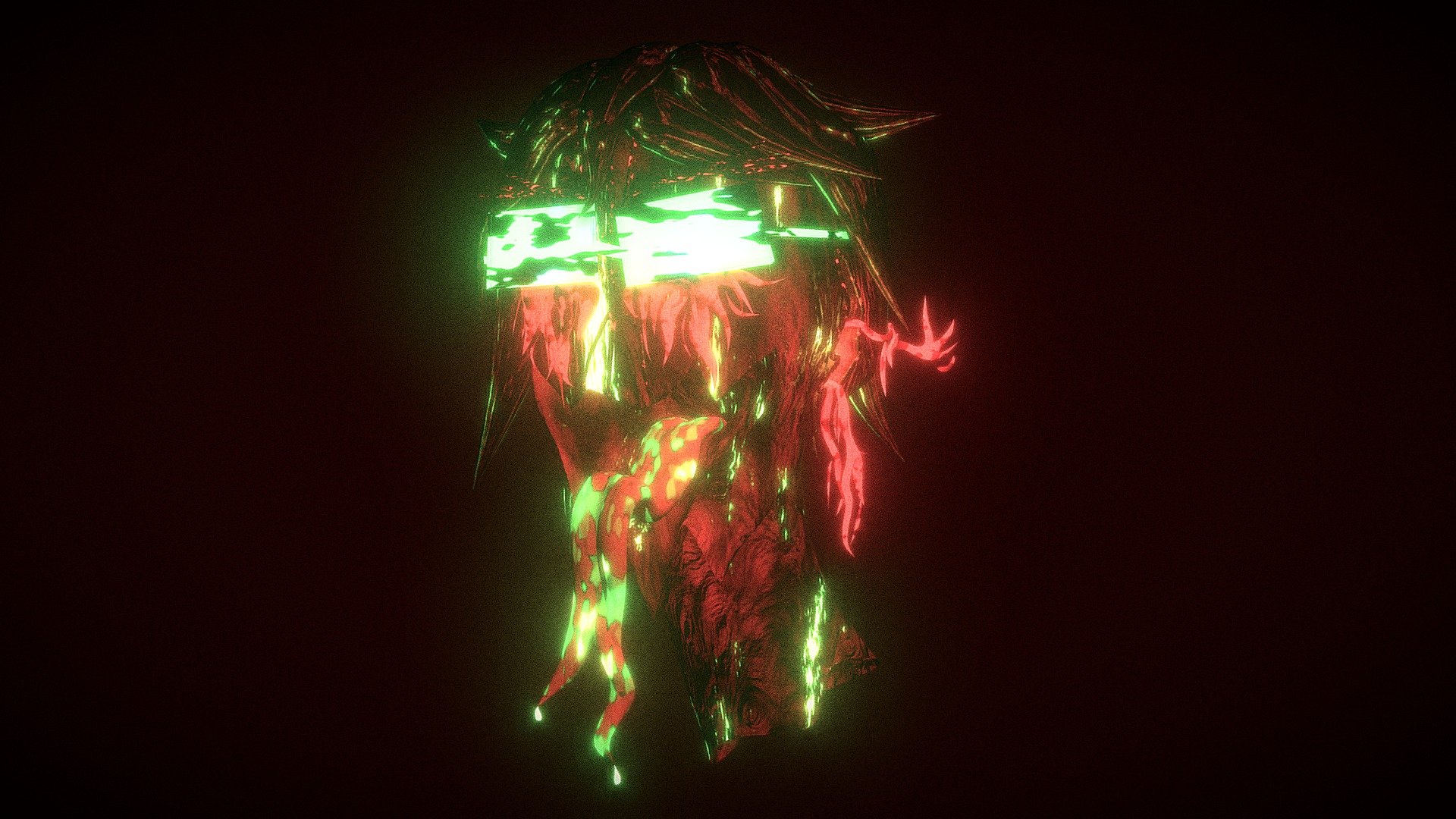 Toxic Monster Head - 3D model by furkano10 [0138f9f] - Sketchfab