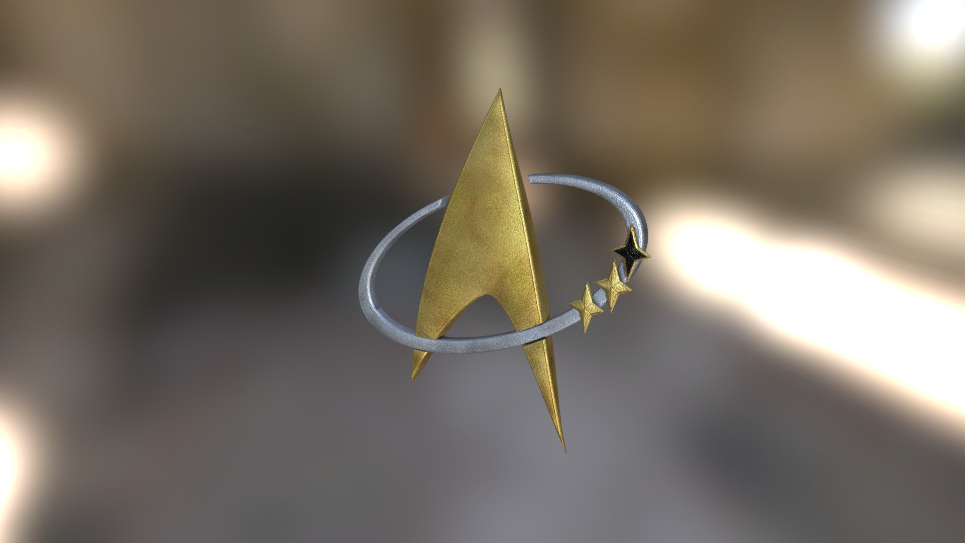 Sailor V Creations Combadge Lieutenant Commander - 3D model by Sailor V ...