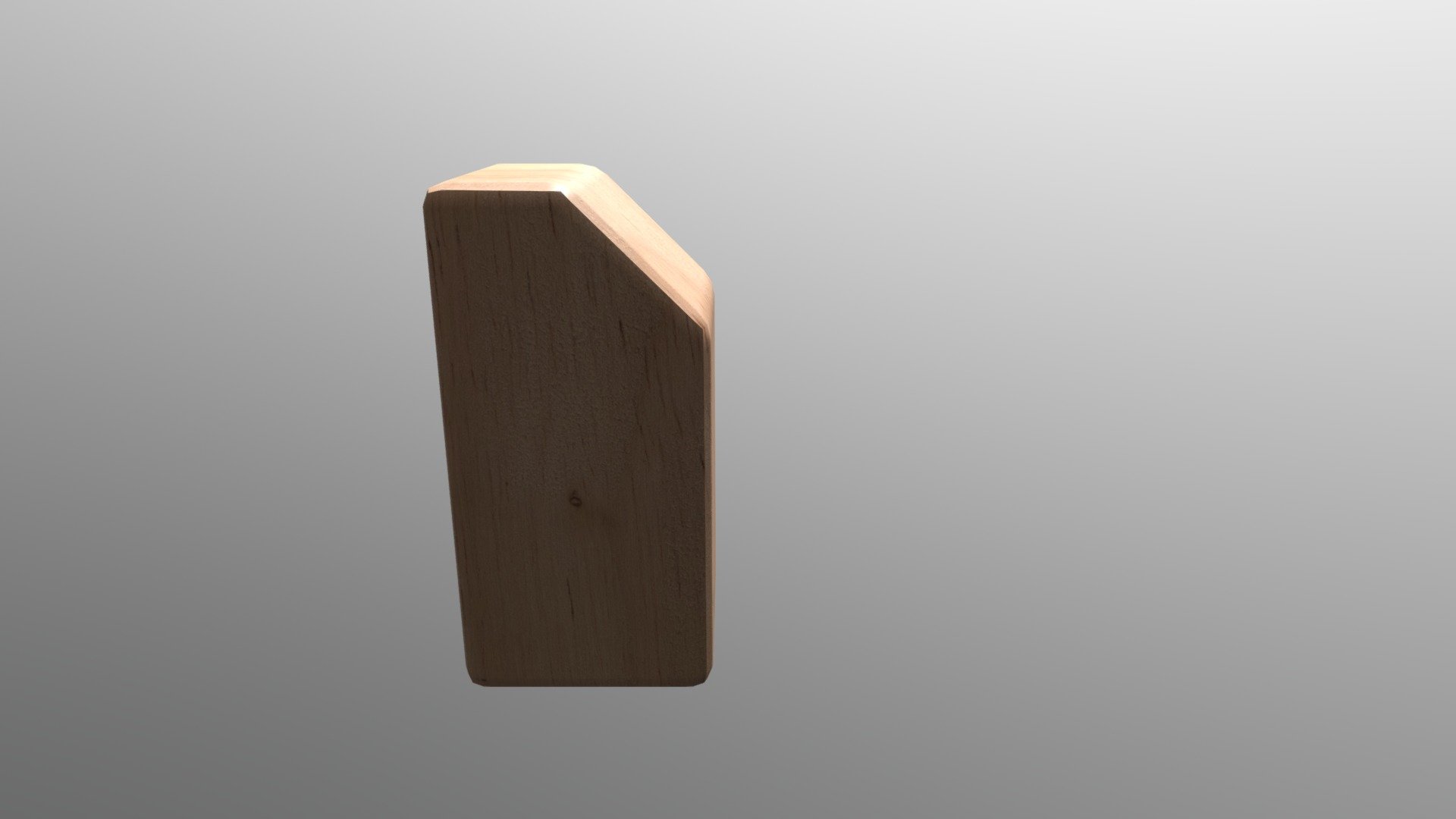 Beveled Block - 3D model by ahilcz [013a2e9] - Sketchfab