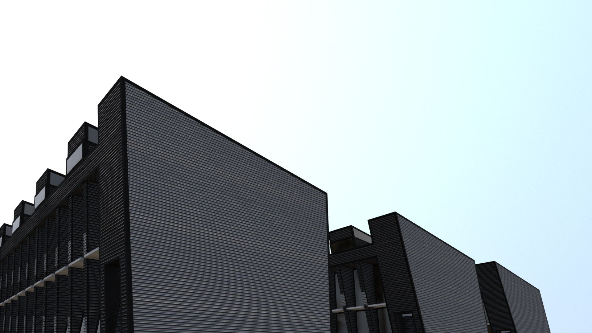 Cut Big Building Type 1 - 3D model by Sensorama Studio (@SensoramaLab ...