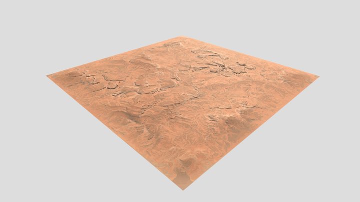 Desert-terrain 3D models - Sketchfab