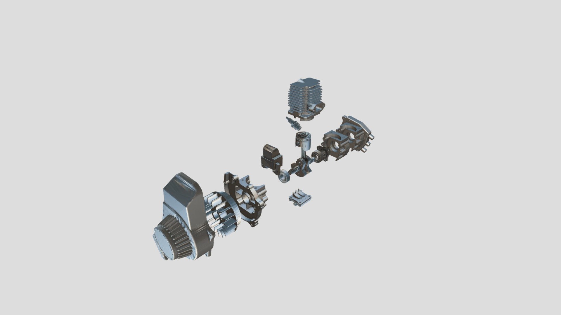 Engine with animation - Download Free 3D model by XR Associates ...