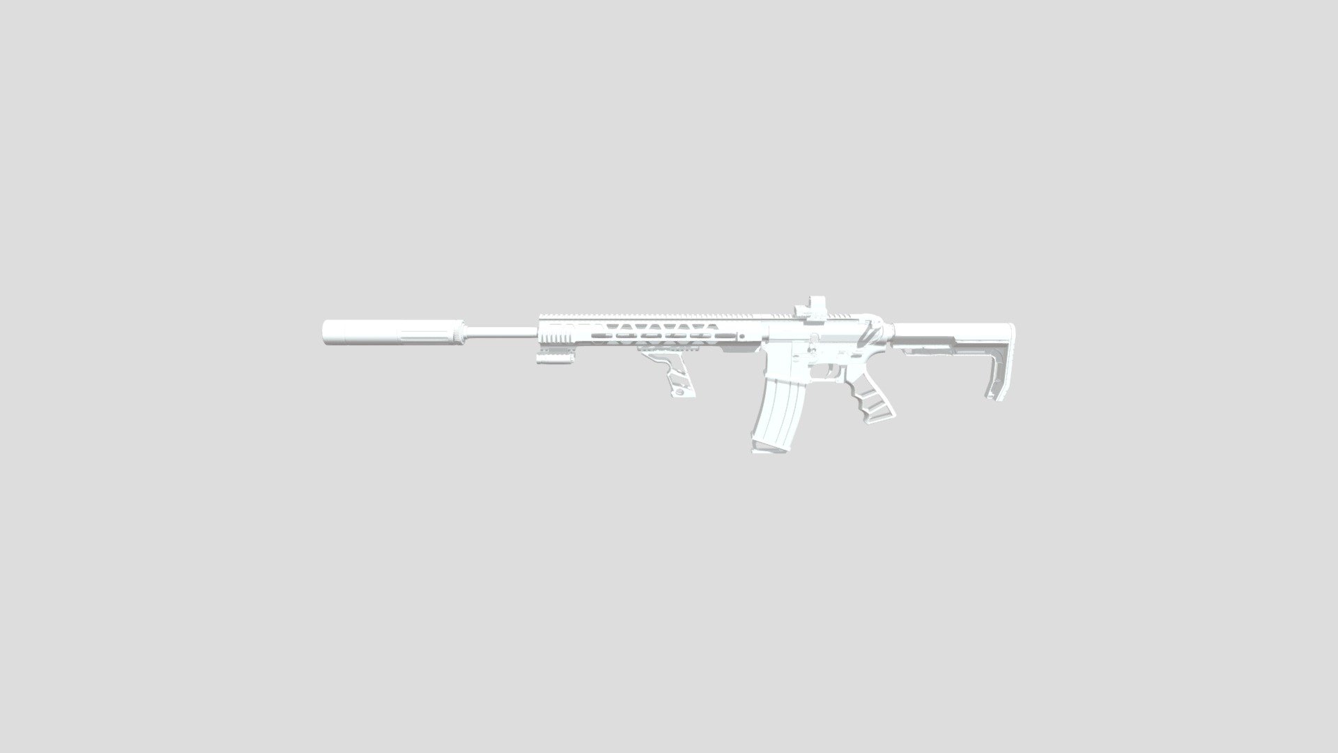 M4-RS Modular rifle - 3D model by aex-z (@zhanrens) [013aef0] - Sketchfab