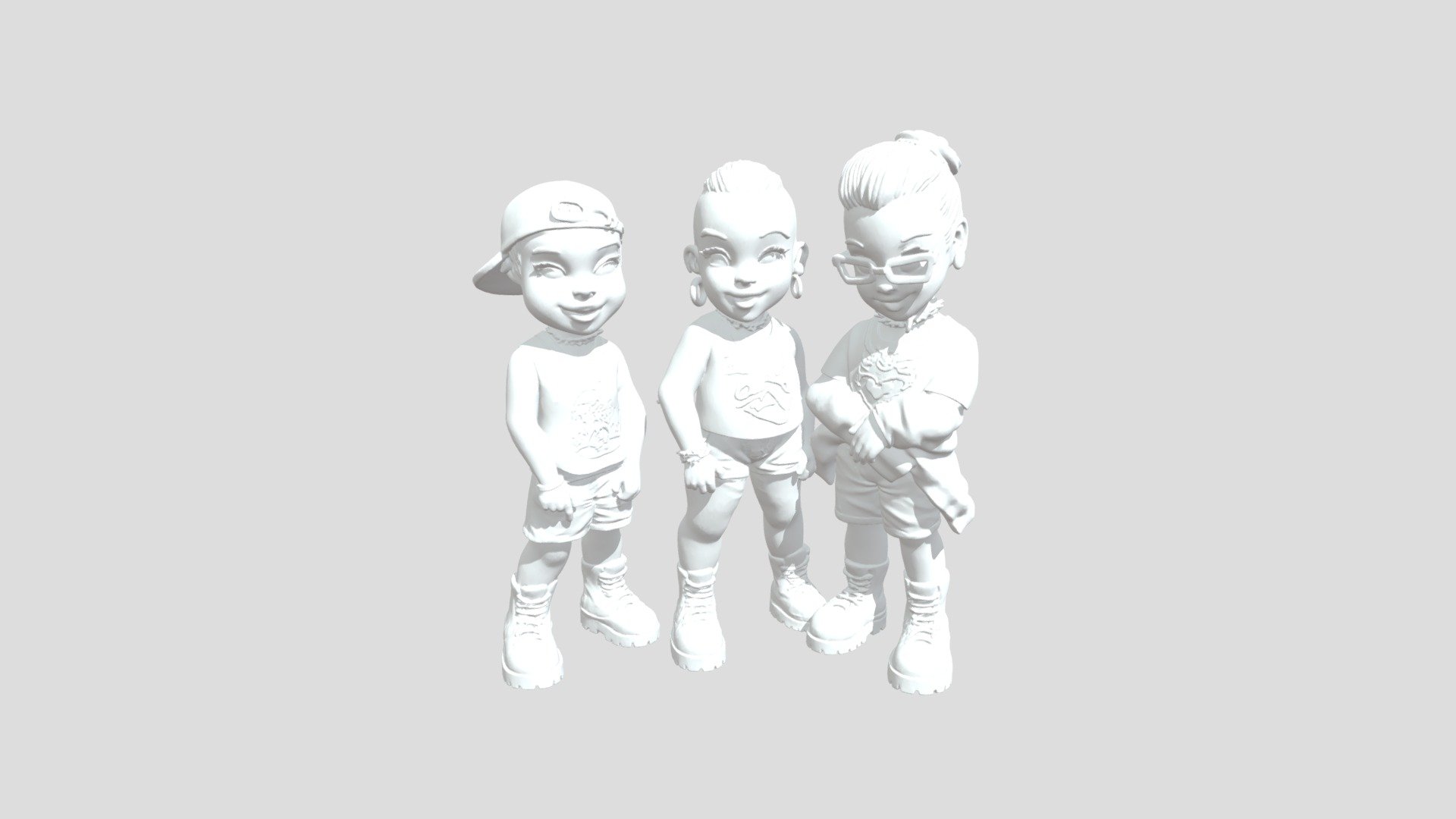 The girls 2 - Download Free 3D model by Sactechbuddies [013c307 ...