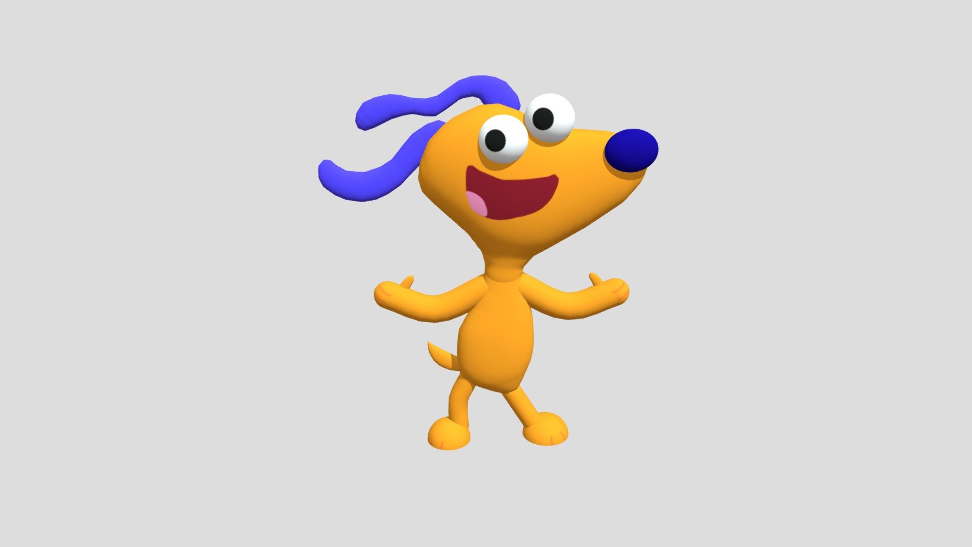 Pong The Dog - Download Free 3D model by niccheezey [013cff5] - Sketchfab
