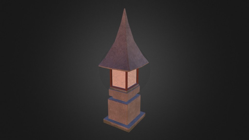Shrine Lamp - 3D model by Gamedirection [013e311] - Sketchfab