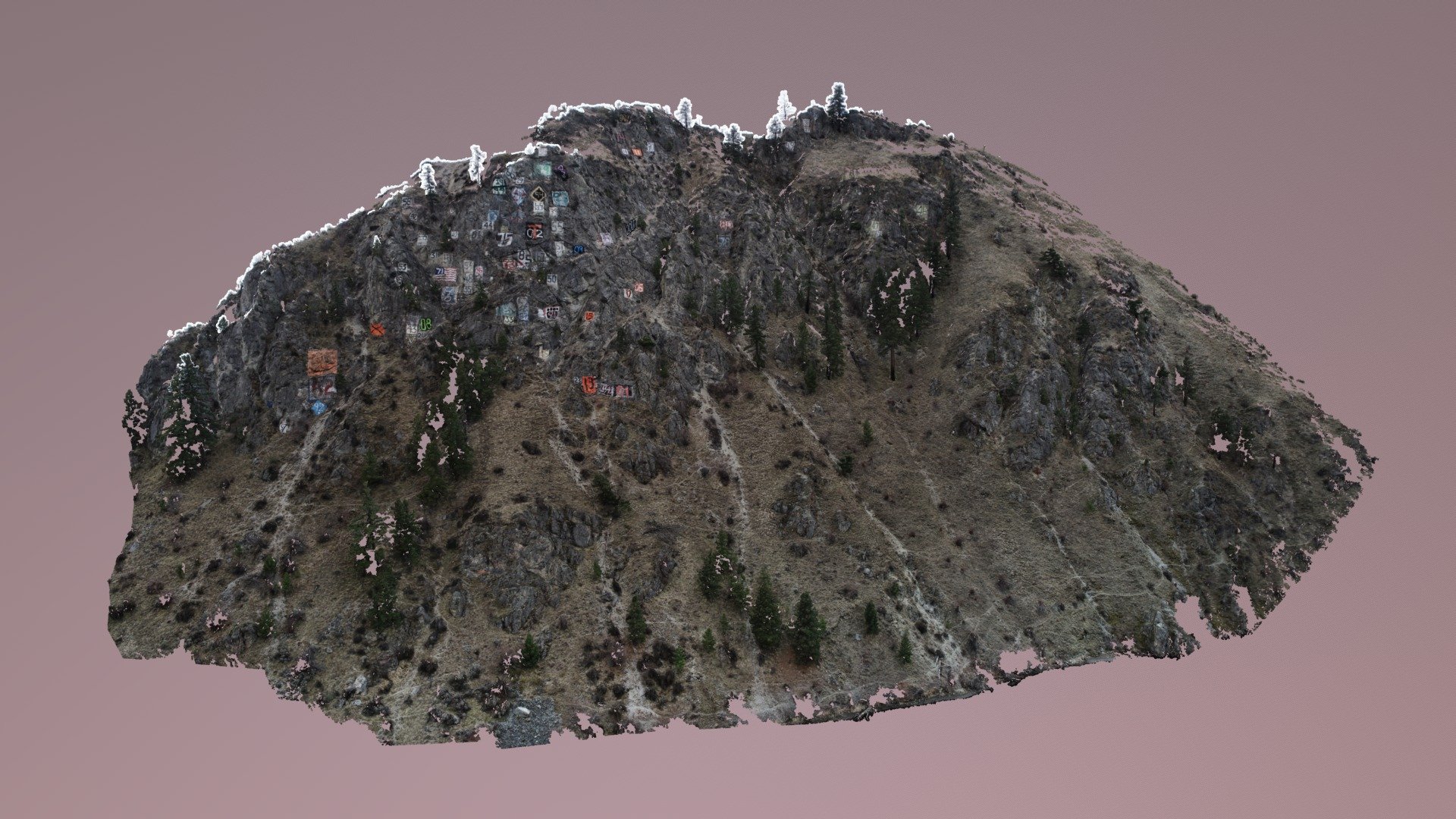 Cliffside - 3D model by EveryPoint [013f7d7] - Sketchfab