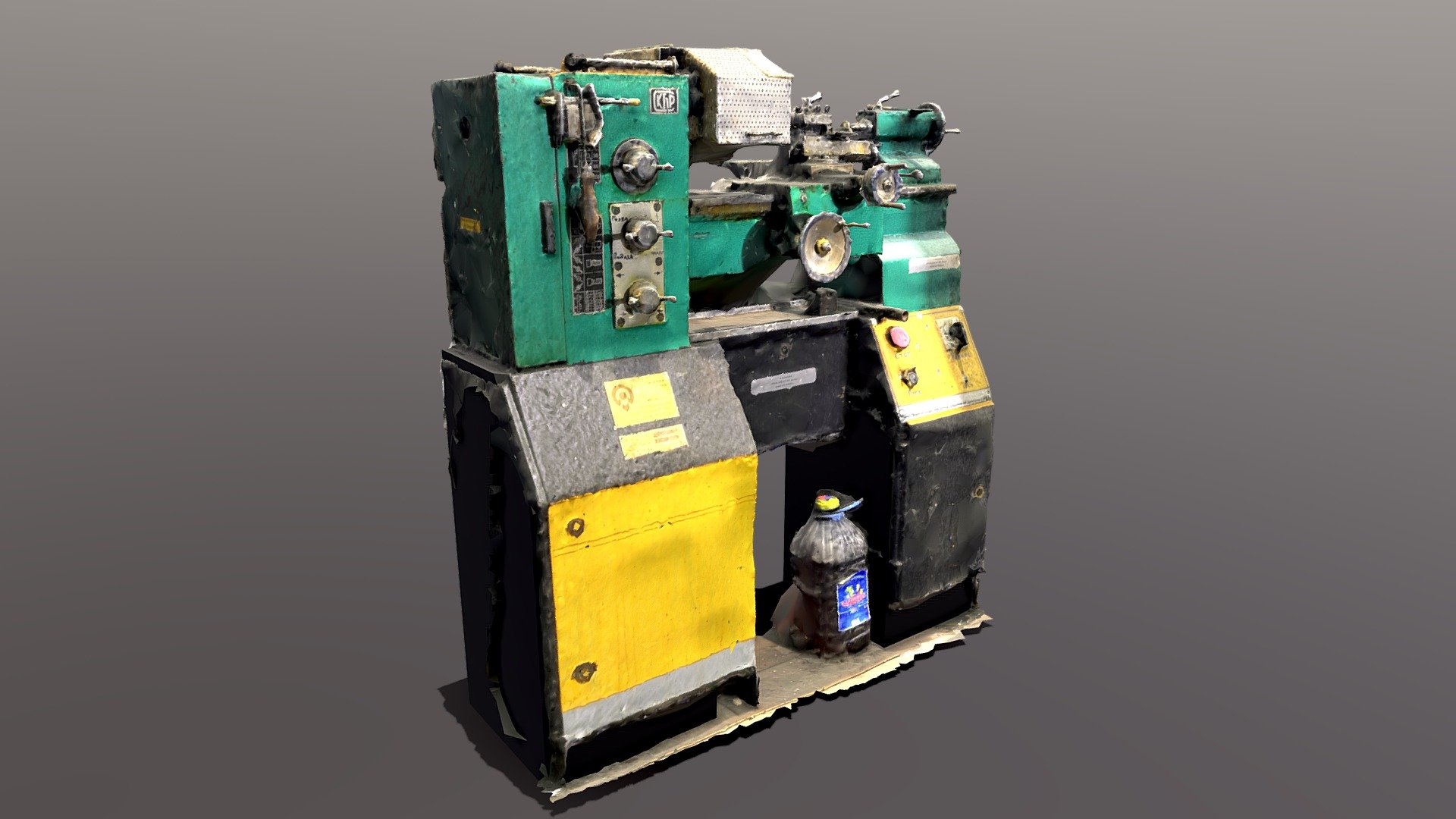 refurbished lathe machine - Download Free 3D model by CEPI7 [01406e7 ...