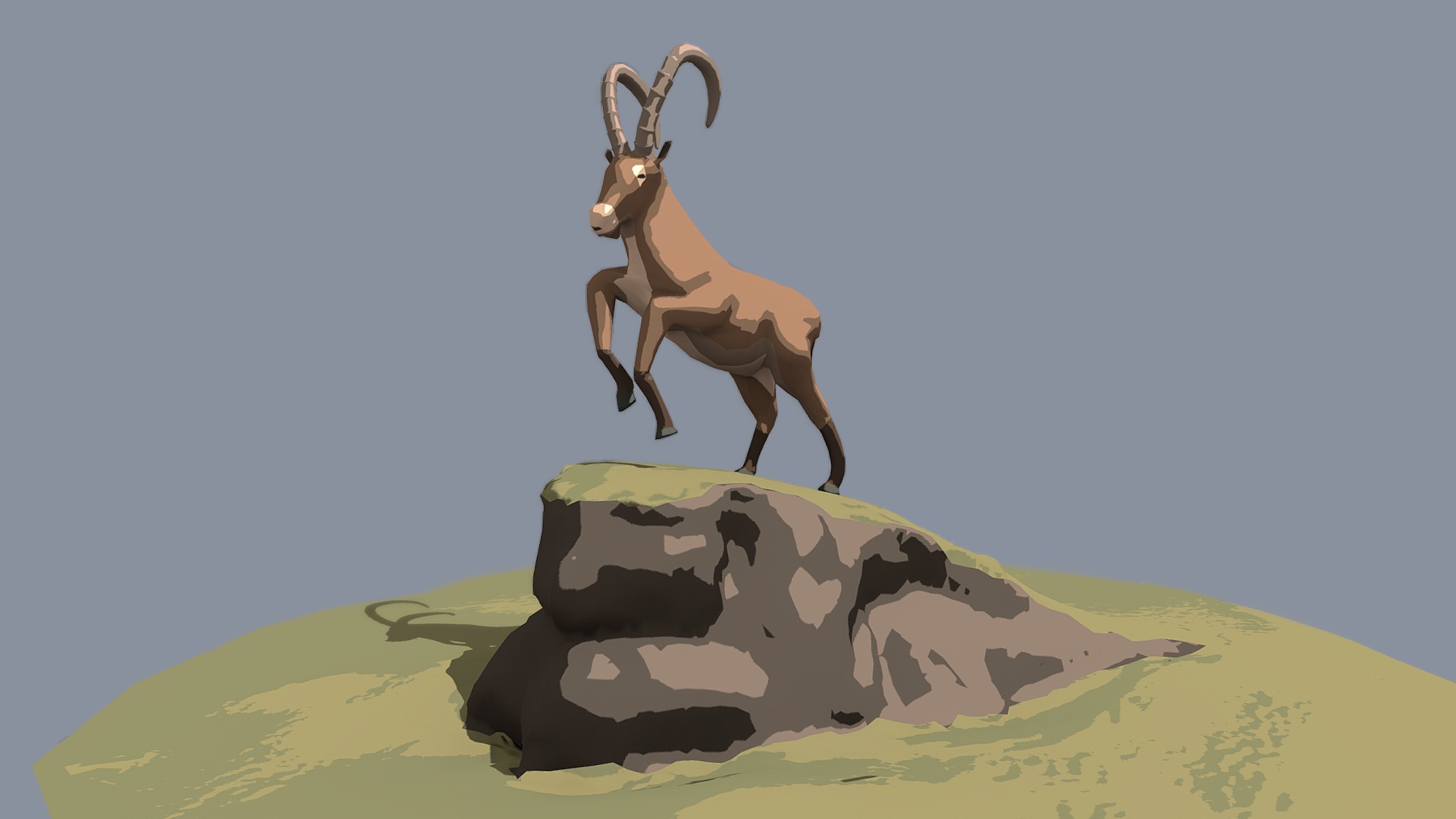 Ibex stylised - 3D model by SwissCH [0144109] - Sketchfab