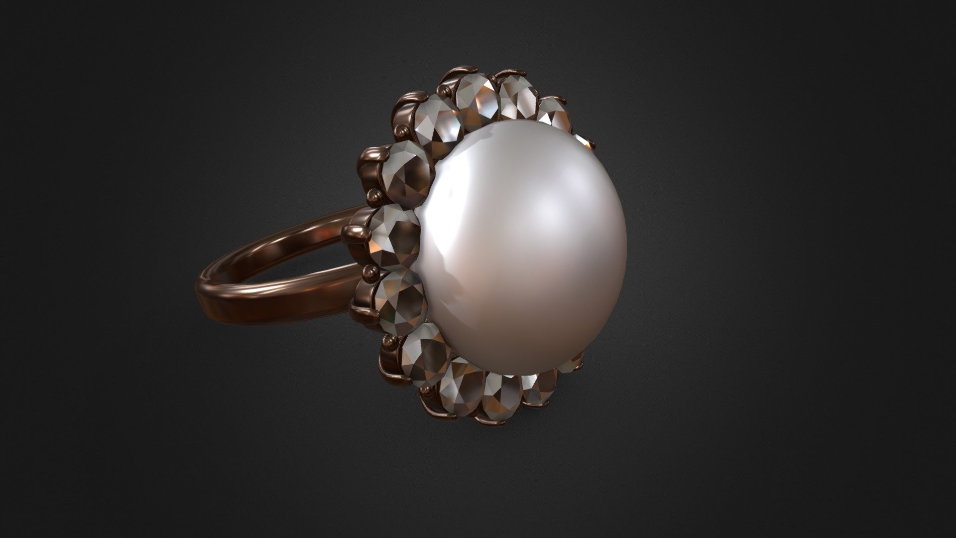 Diamond and Pearl - 3D model by Hailey van Erp (@haileyvanerp) [014519c ...