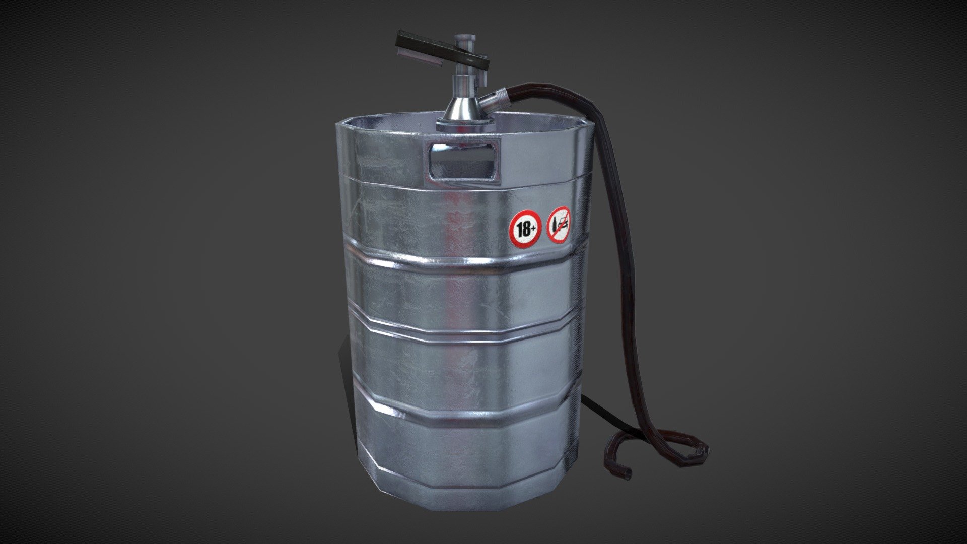 Keg-Beer - 3D model by heskilstudio [0145aba] - Sketchfab
