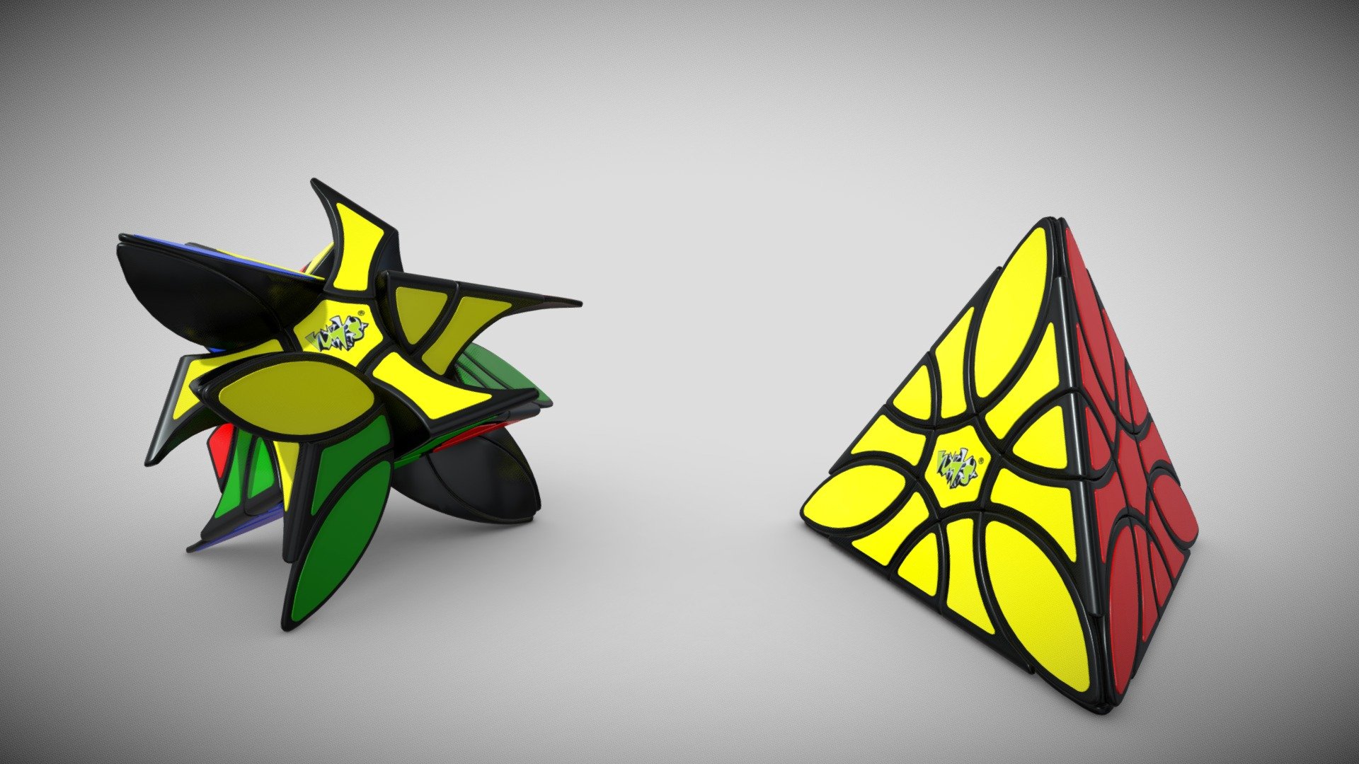 LanLan Clover Pyraminx - 3D model by SonnyG1 [0146a80] - Sketchfab