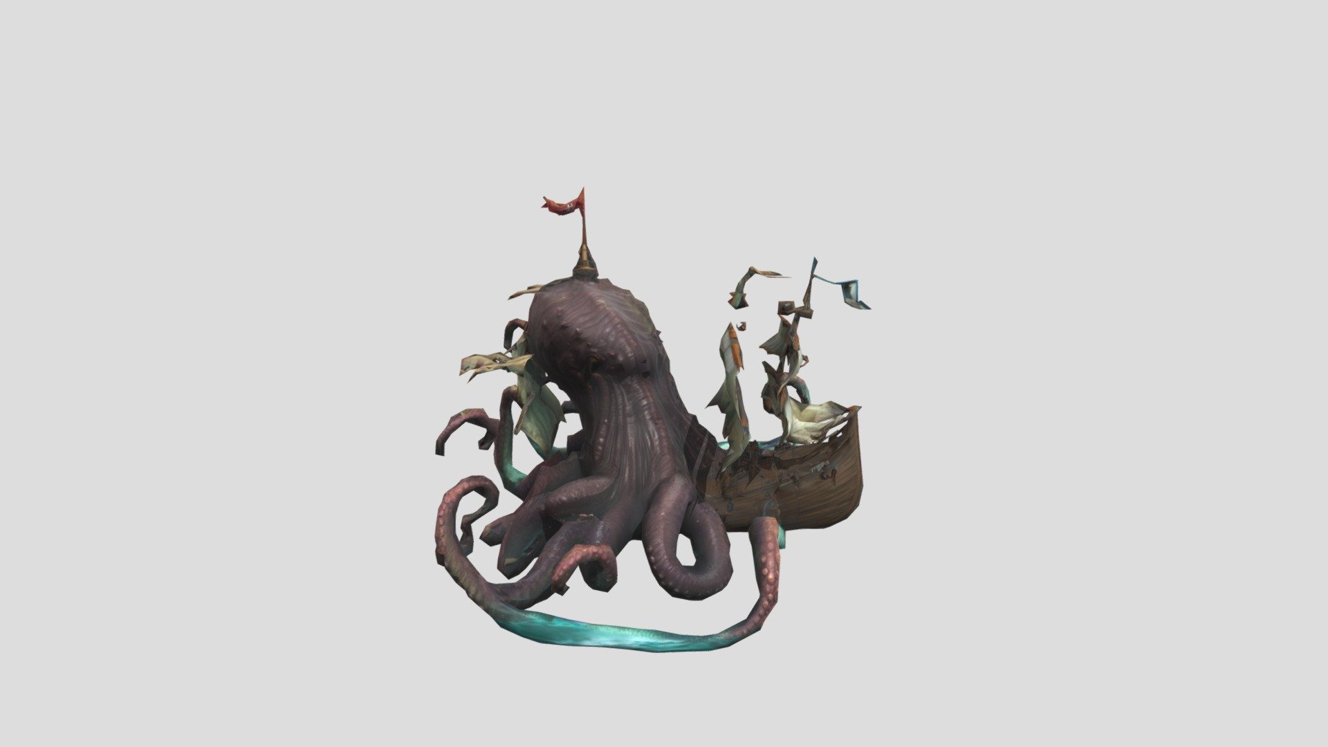 Kraken is - 3D model by dr.p.e.lewis [014898d] - Sketchfab