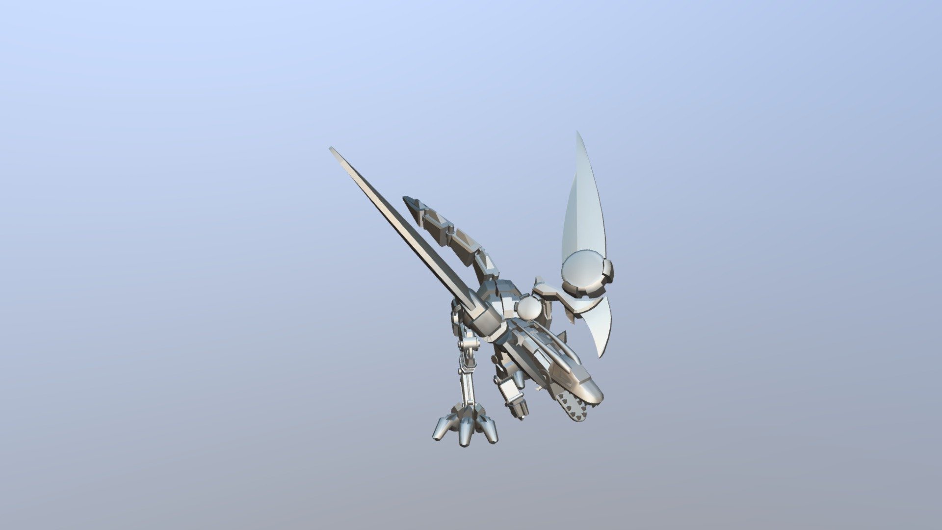 MechaDragon - 3D model by YOXEven [0148a45] - Sketchfab