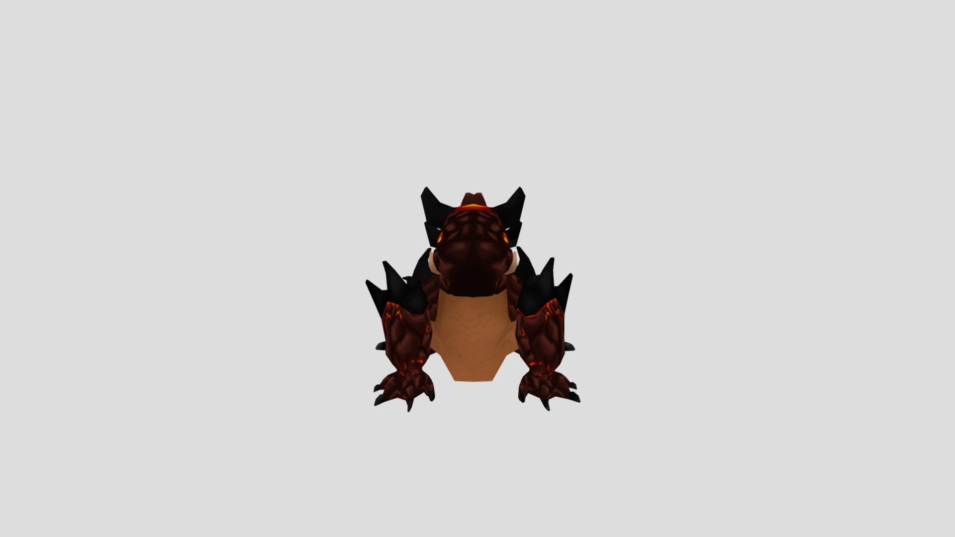 Low Poly Lava "Dragon" Fantasy Monster - 3D model by MarcelMontier ...