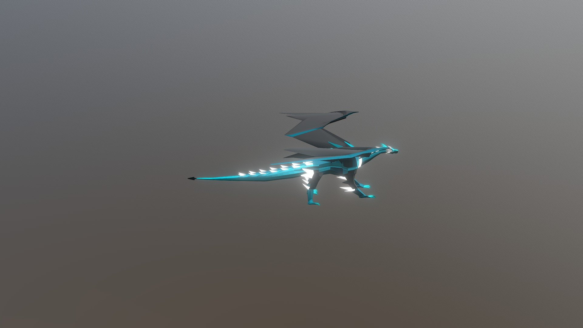 Dragon low poly - 3D model by ARMANMV [014a20f] - Sketchfab