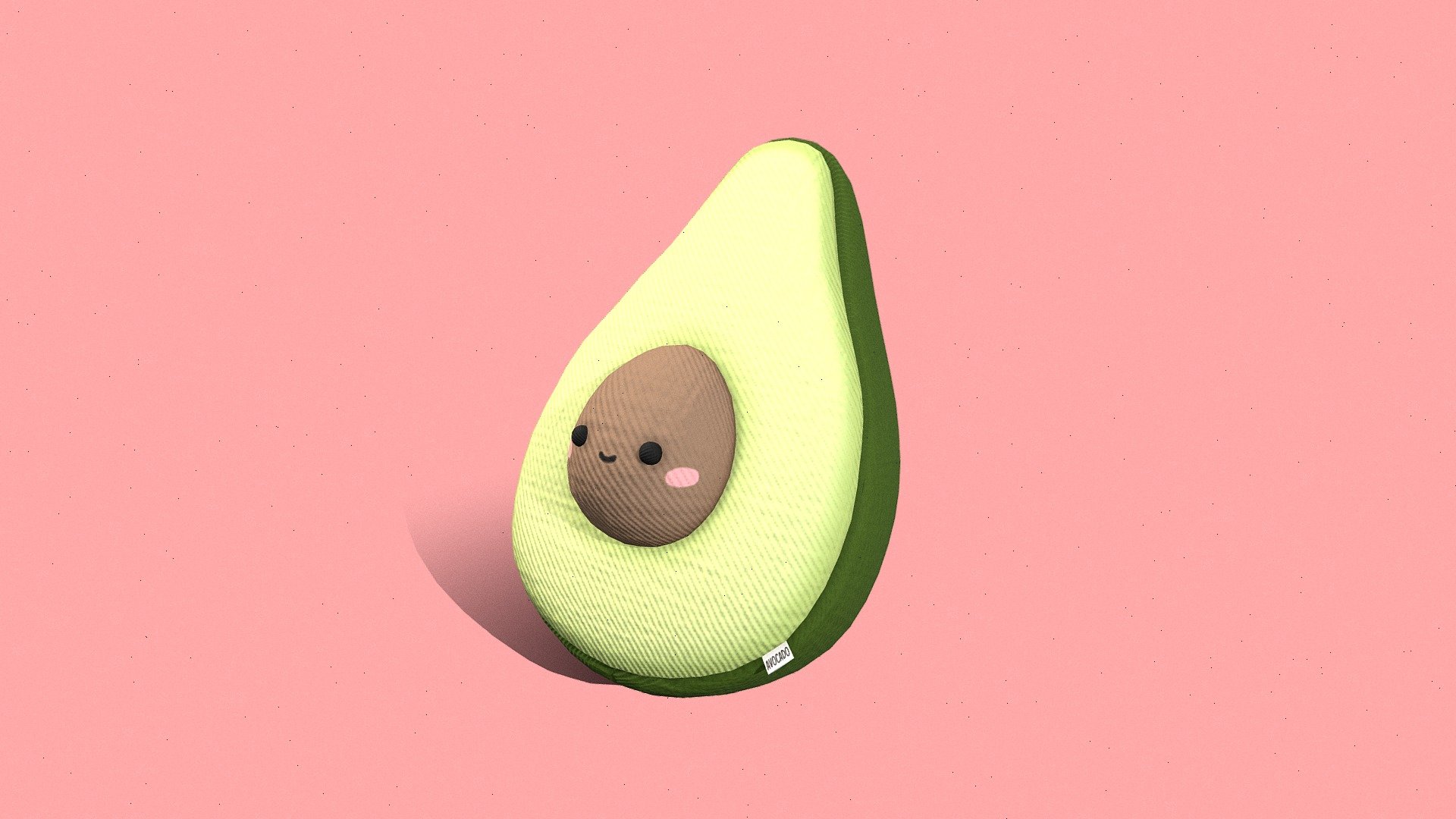 Plushie Avocado - 3D model by Tij (@tijwah) [014b4f6] - Sketchfab