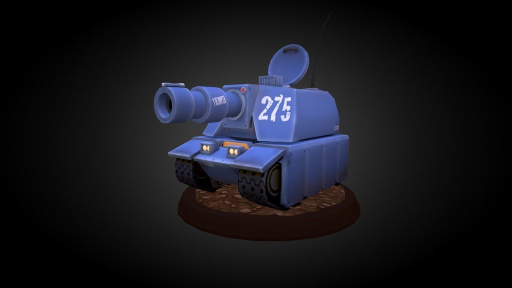 'Thumper' Tank - 3D model by shodan [01514b0] - Sketchfab