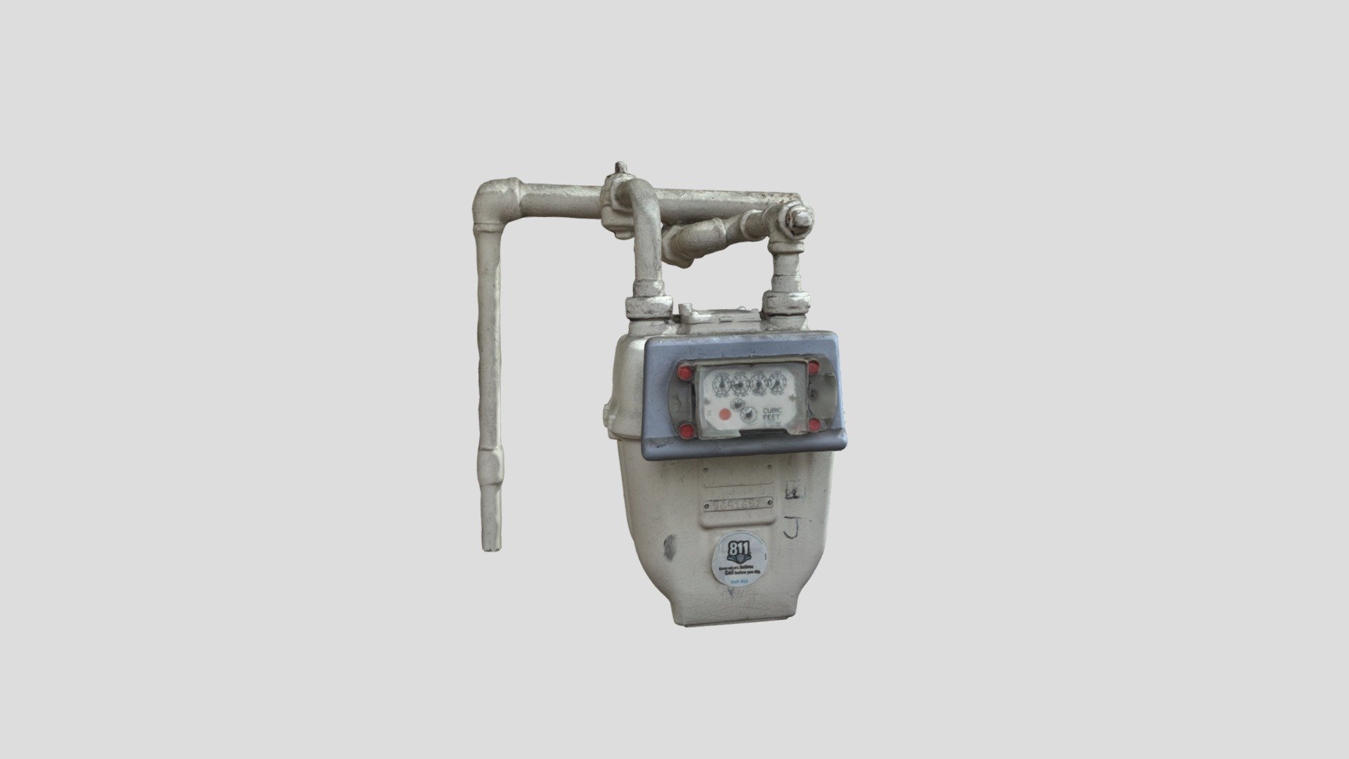 Gas Meter - Download Free 3D model by thenovaprospect [0151959] - Sketchfab