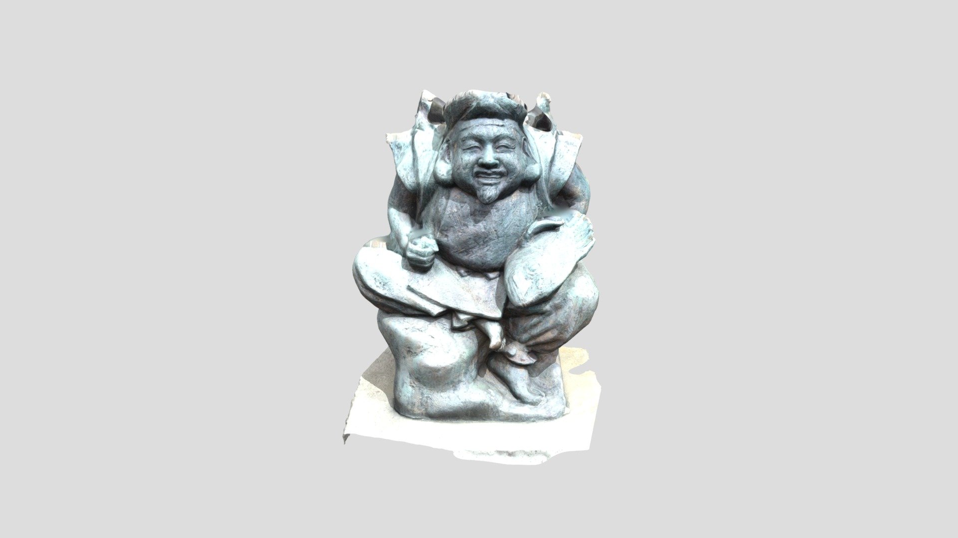 Ebisu (Japanese God of Luck) - 3D model by Mac.Ichiro [01526ce] - Sketchfab