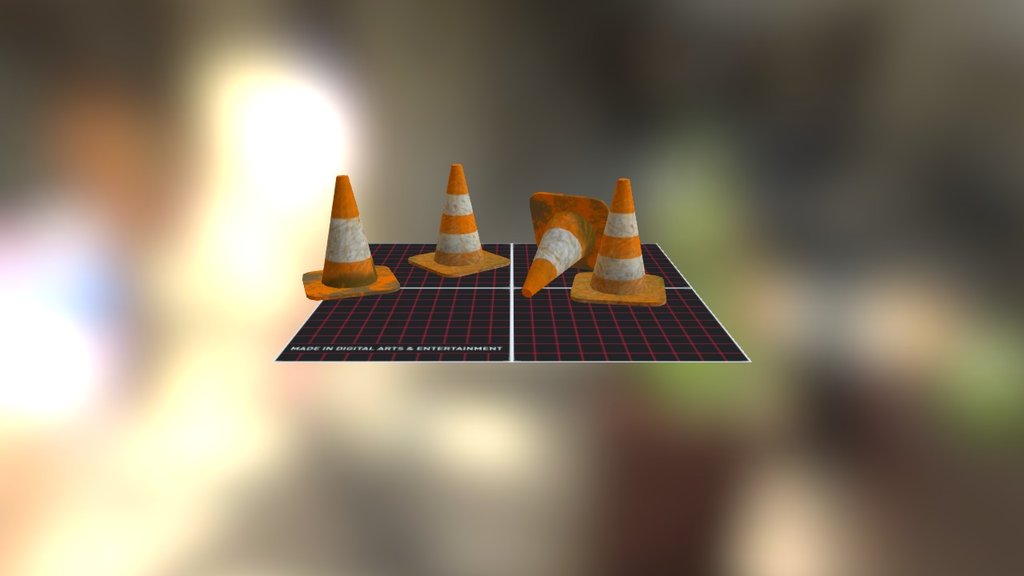 PROP_CONES - 3D model by shenheffinck [015417a] - Sketchfab